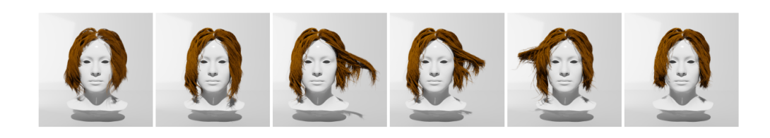 Interactive Hair Simulation on the GPU Using ADMM | Research